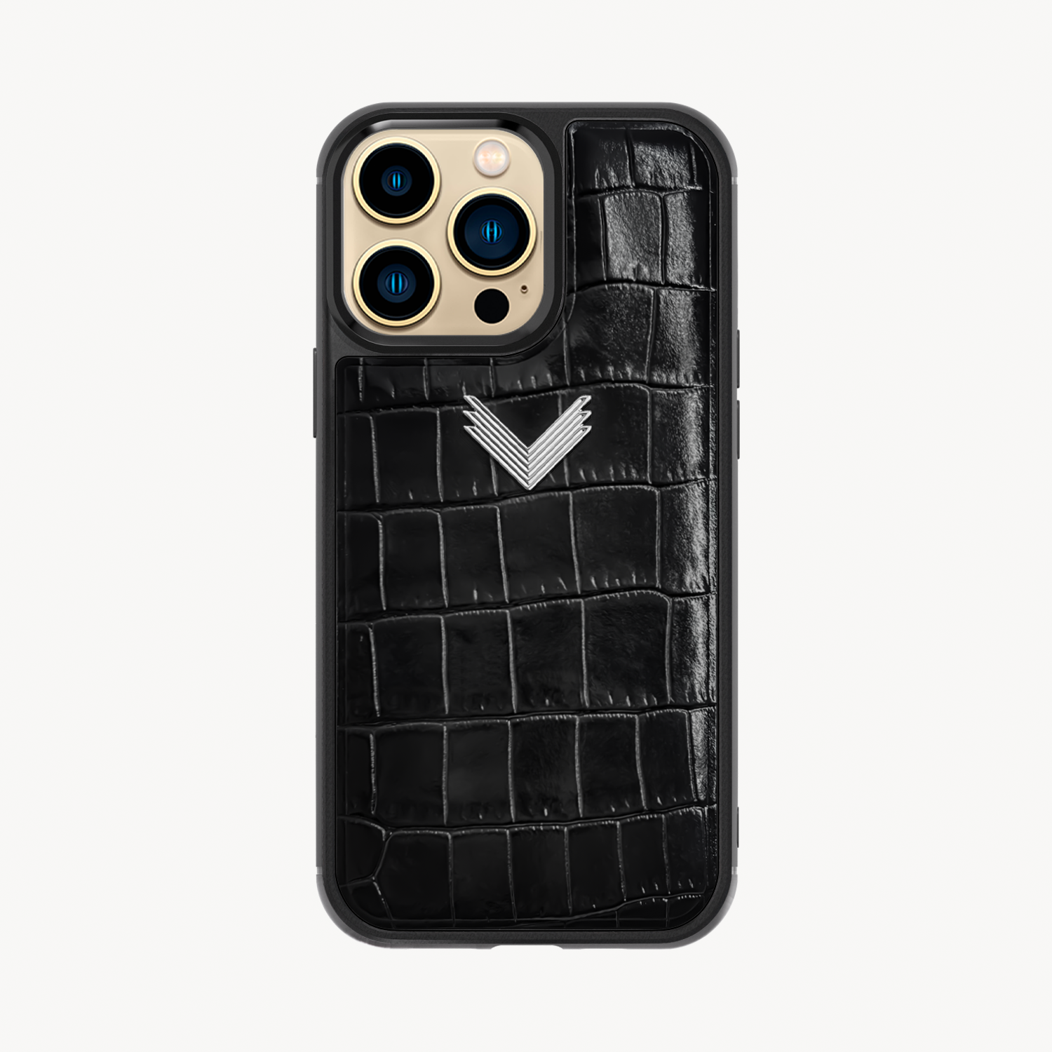 Husa Telefon iPhone 13 Pro Max, Piele Vitel, Textura Crocodil – VELANTE ...
