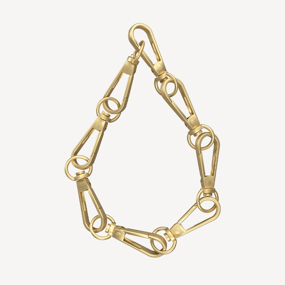 Bratara Metalica, Editia Lock, Gold – VELANTE Officiale®